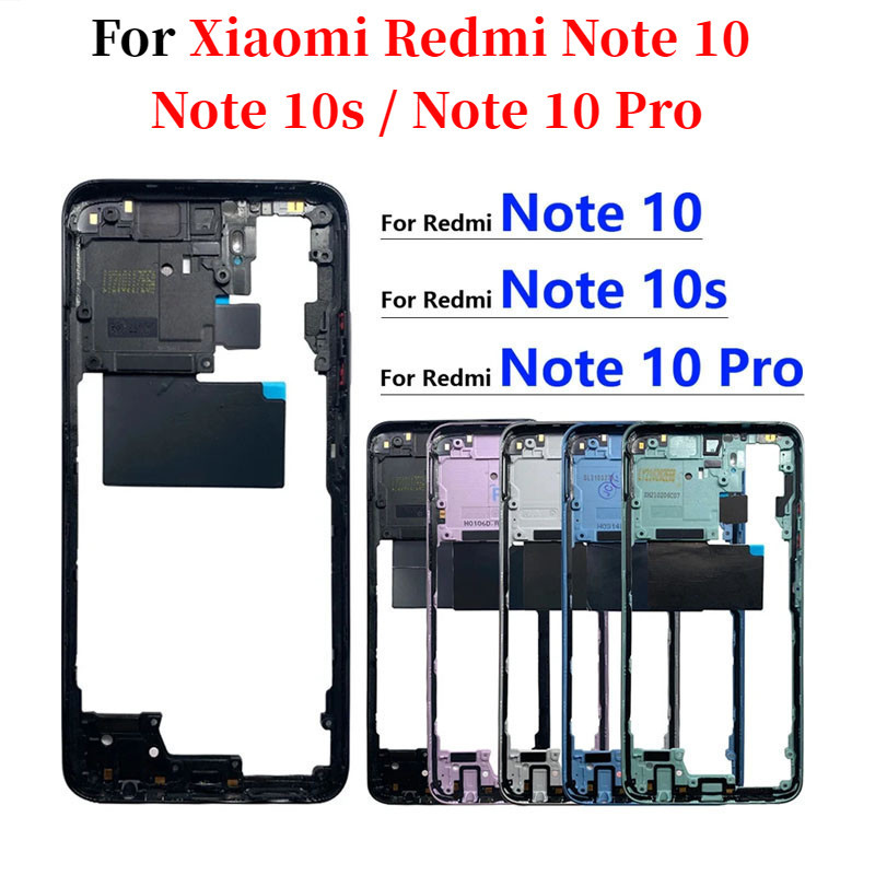 For Xiaomi Redmi Note 10 / Note 10s / Note 10 Pro Middle Frame Holder ...
