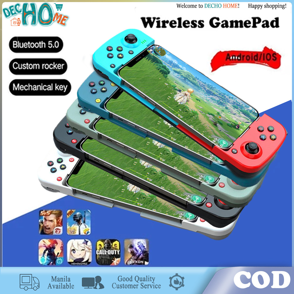 Game pad controller Bluetooth 5.0 Gamepad Telescopic Gaming IOS/Android ...