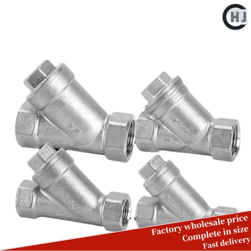 304 Stainless Steel Y-Type Filter Internal Threaded Filter Mesh Tap ...