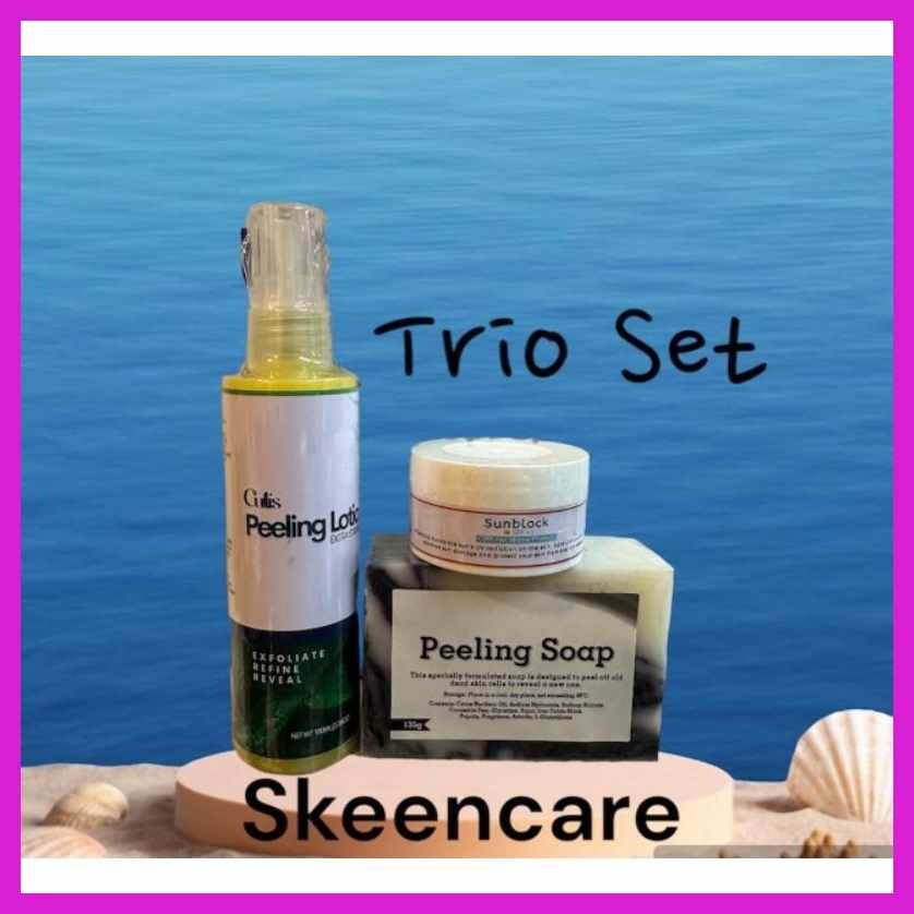 Trio'q/100ml!bS$Cutis}XO>Peeling)K>Lotion+10g)j>Sunblock)F>cream)T ...