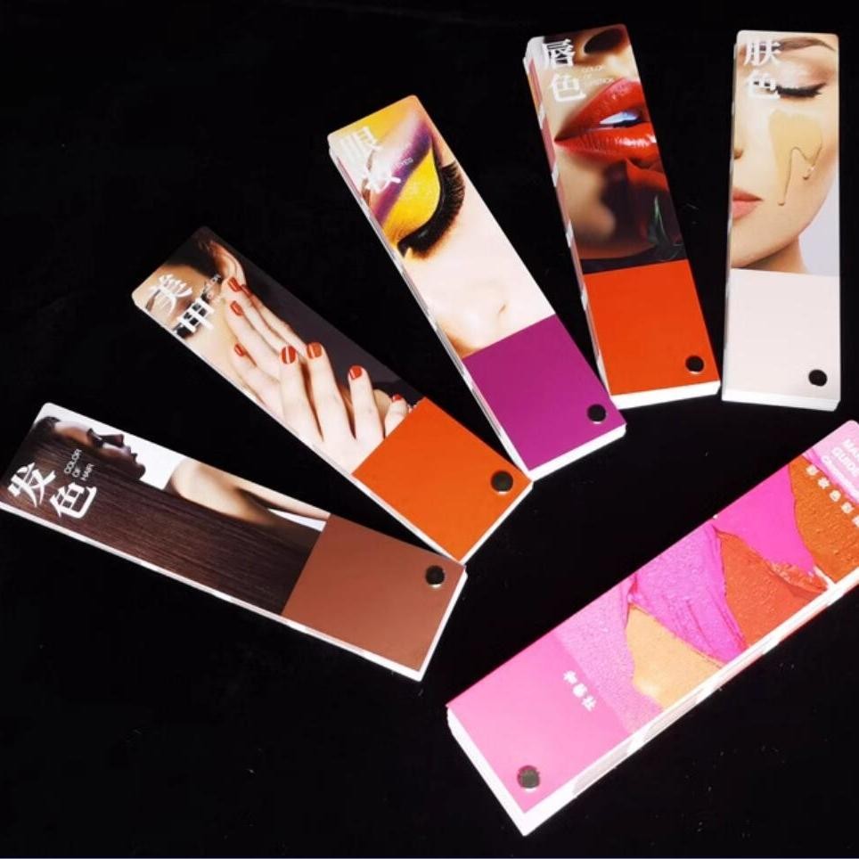 Makeup Color Guide Standard Sample Color Matching Card Manicure Makeup ...