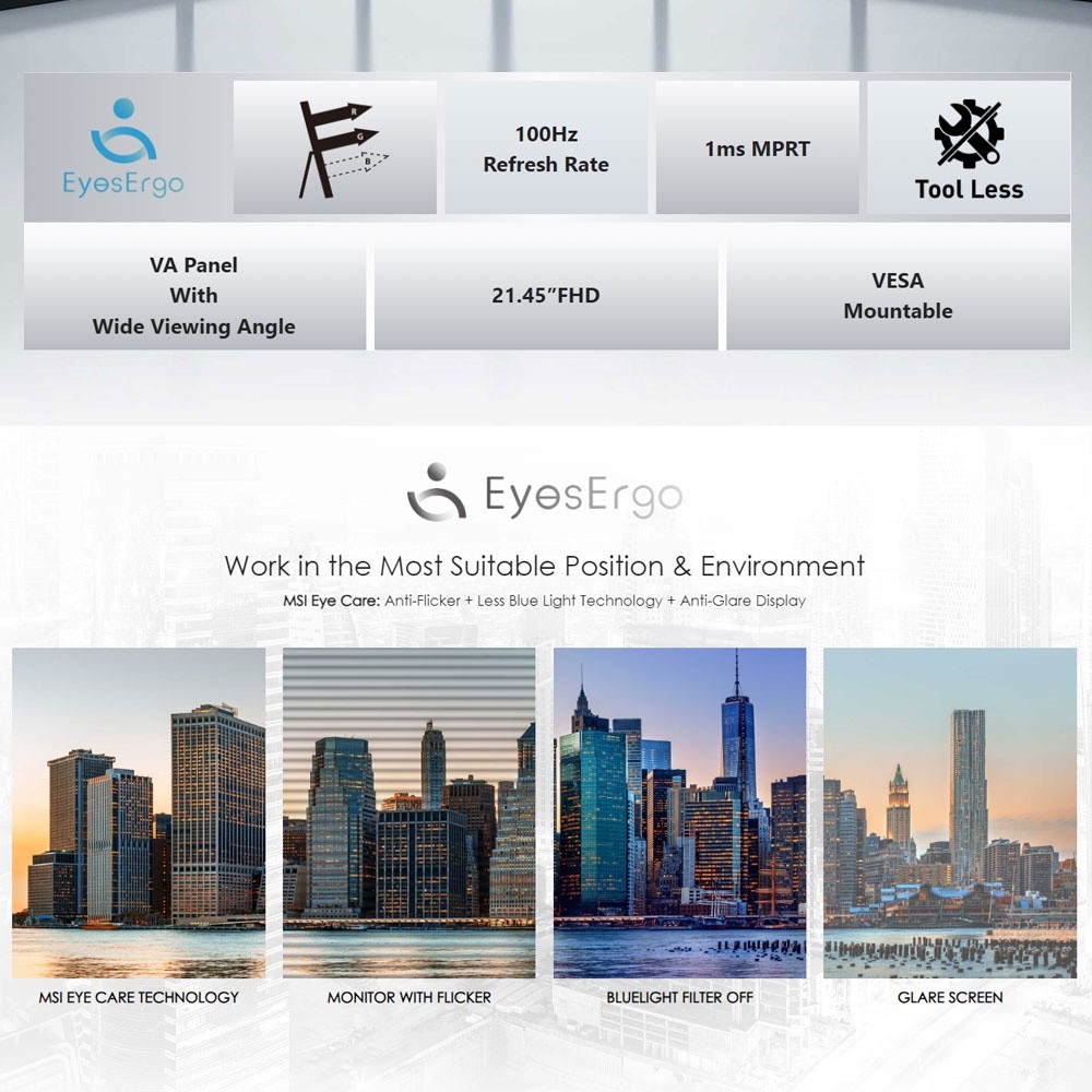 EasyPC | MSI Pro MP242 / MP242P/MP223/ MP2412/MP251/MP225V 75Hz and ...