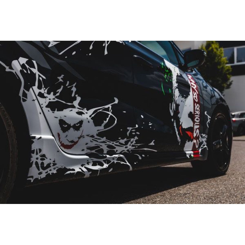 K528 why So Serious ? JOKER Design Car Body Stripes Vinyl Materials ...