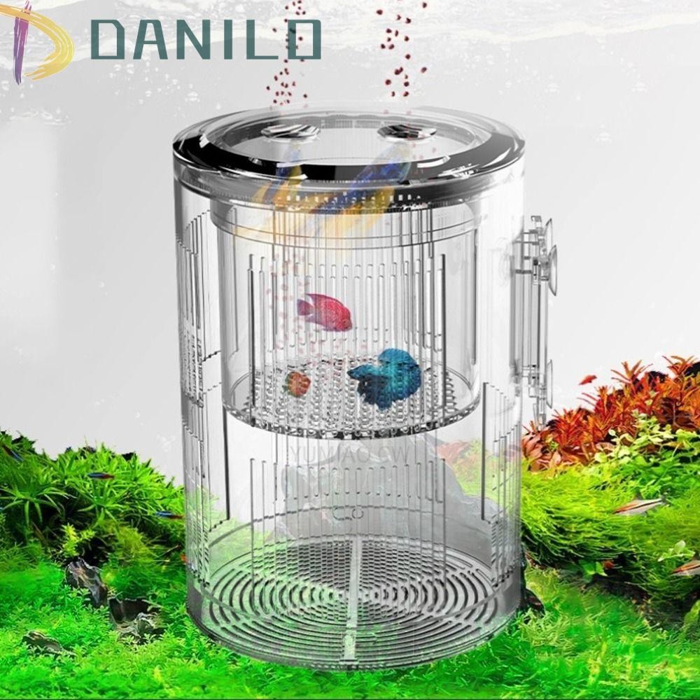 DANILO1 Floating Fish Breeding Isolation Box, Acrylic Transparent ...