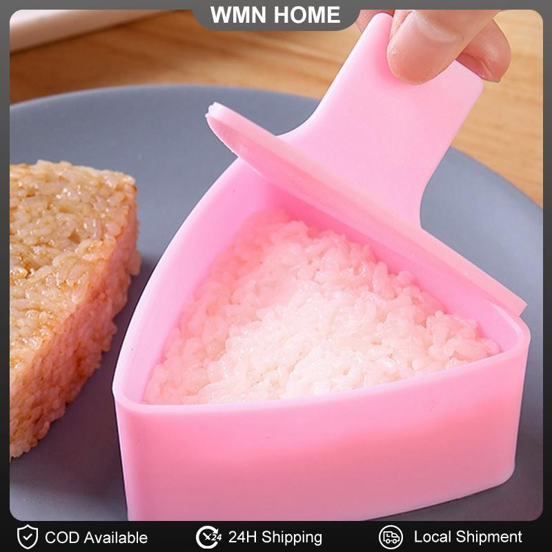 DIY Sushi Mold Onigiri Rice Ball Food Press Transparent Triangular ...
