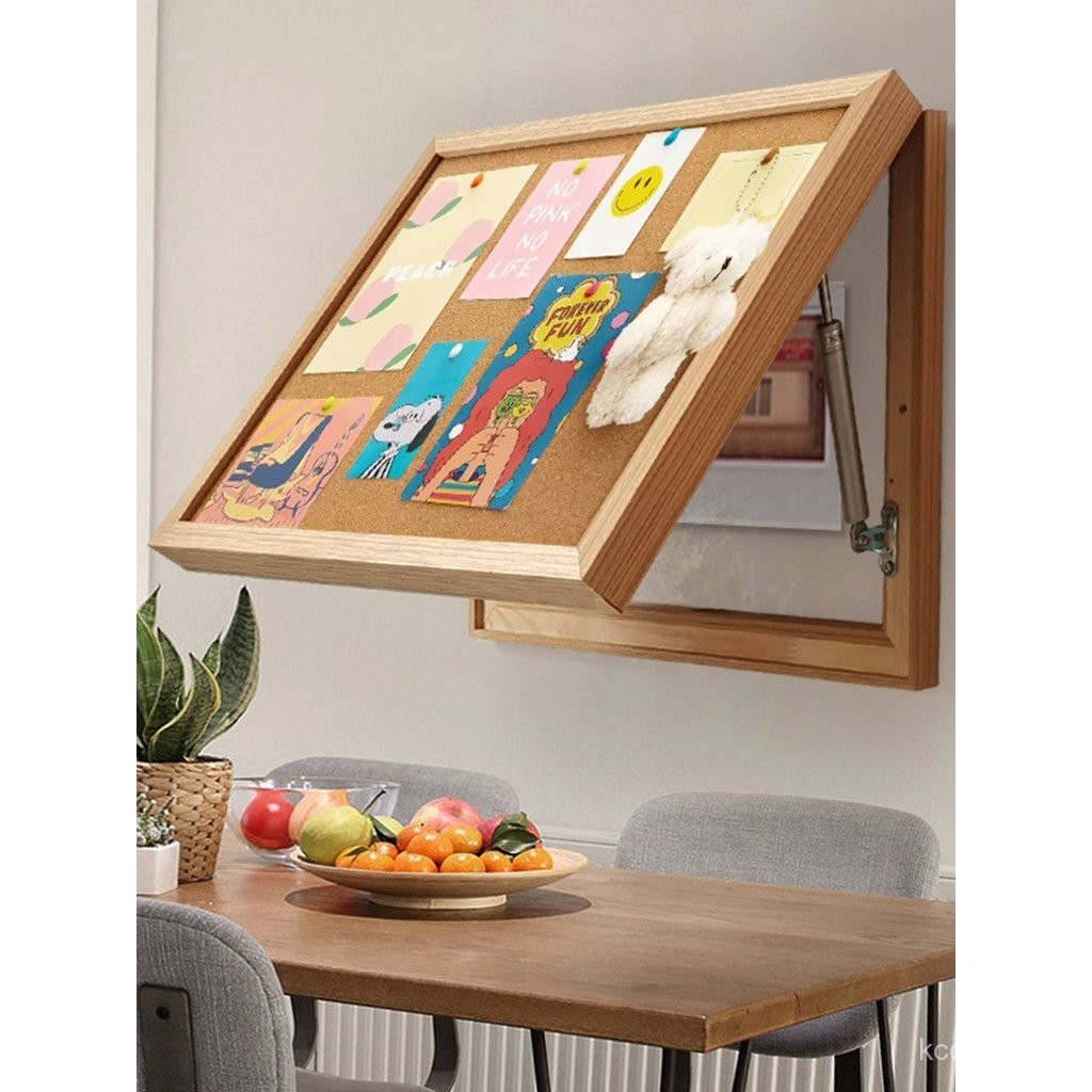 Strong Electric Cover Panel Cork Board Photo Wall Original Wood Style ...