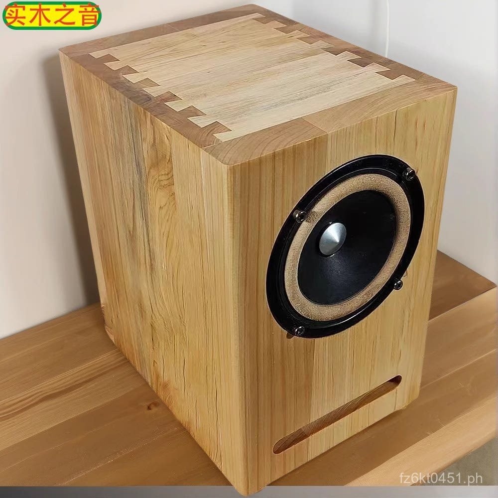 4Solid Wood Speaker Bookshelf Box DIY Empty Box5Inch6.5Full-Scale Maze ...