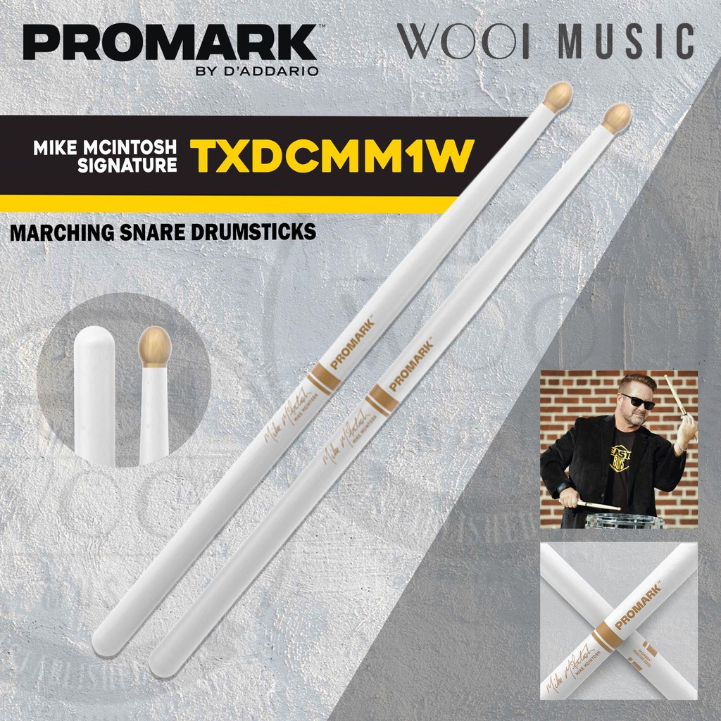 ProMark TXDCMM1W Mike McIntosh Signature Marching Snare Drumsticks ...
