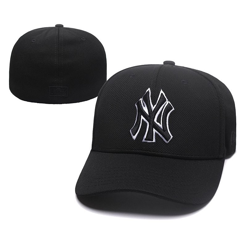 New York Yankees Cap MLB NY Closed Cap Elastic Cap Baseball Cap Outdoor ...