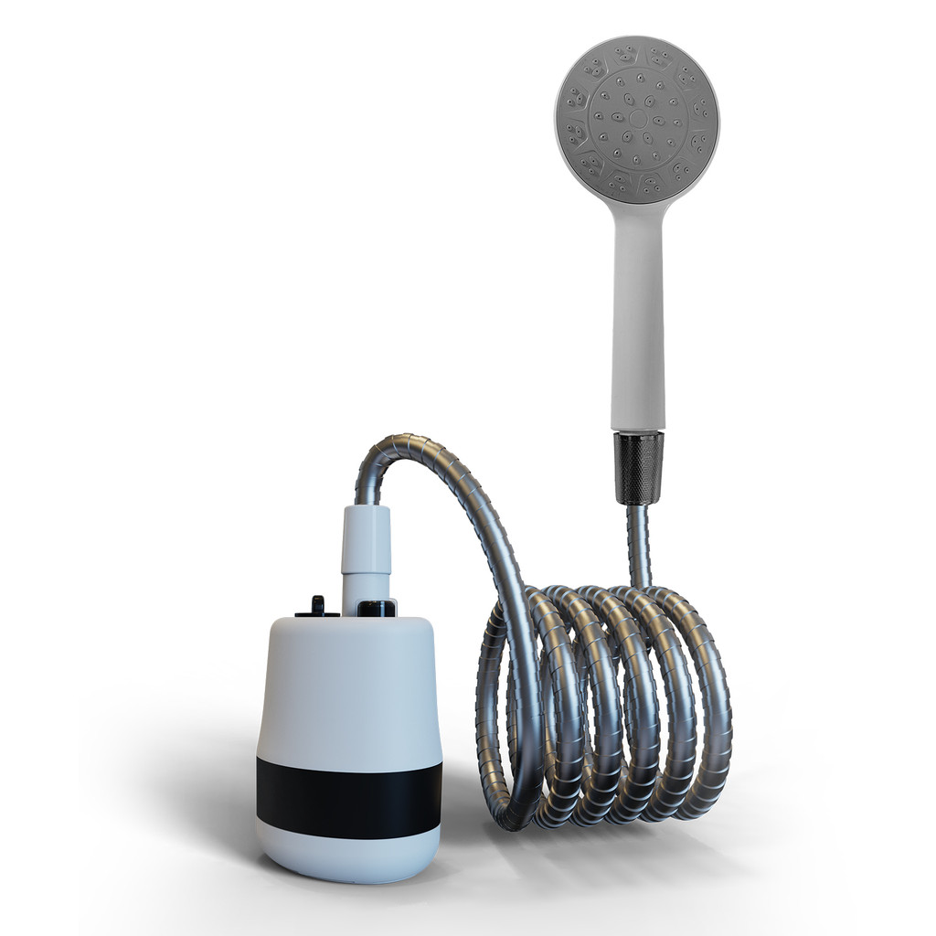 Portable Shower Camping Outdoor Shower Handheld Electric Shower Battery ...