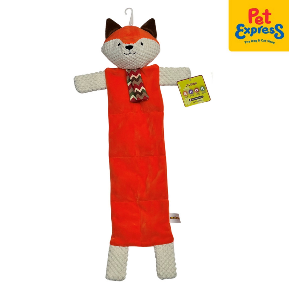 Pet Pals Plush Squeaky Flat Red Fox Dog Toy 52cm | Shopee Philippines