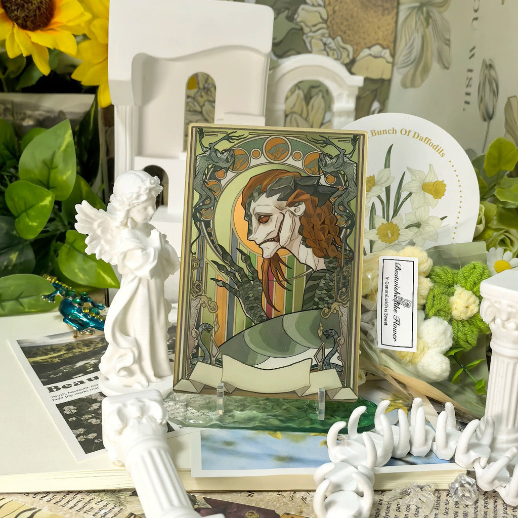 Identity V Lizard Stained Glass Acrylic Standee – Fan-Made Desk Decor ...