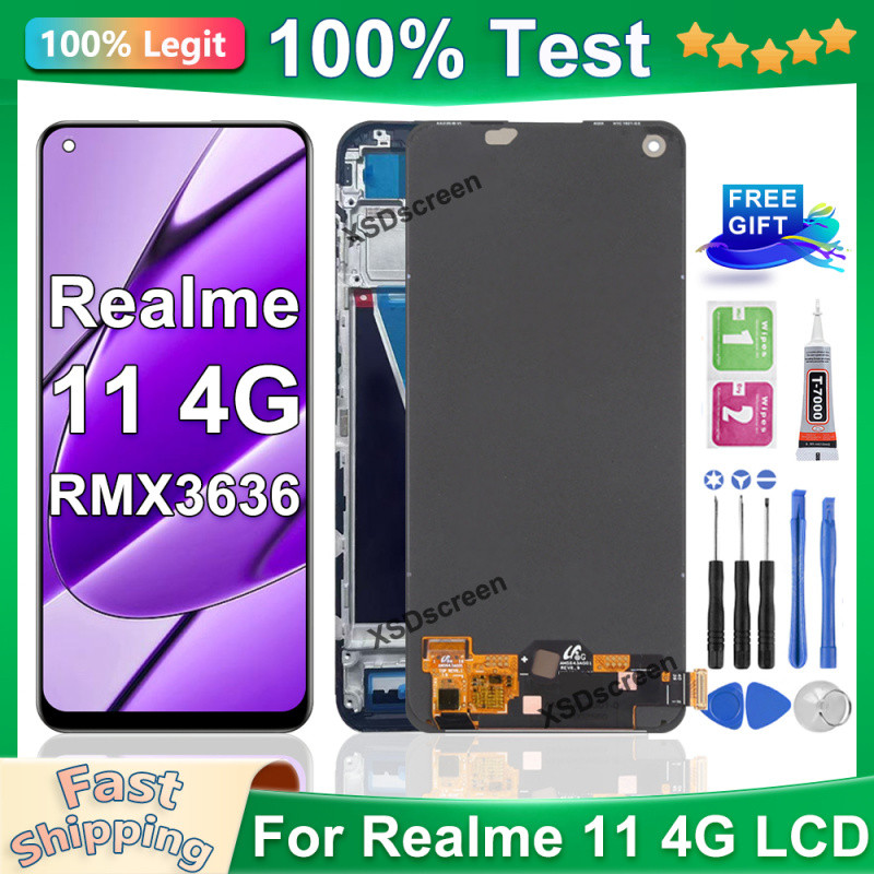 For Realme 11 4G LCD Display RMX3636 Touch Screen Digitizer Assembly ...