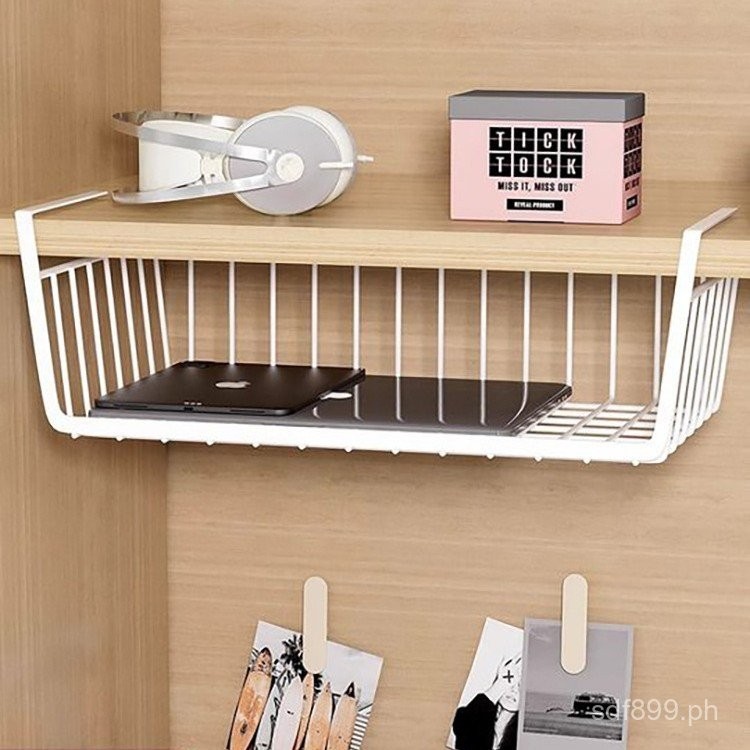 Storage Rack under the Table Dormitory Hanging Basket Good Things Desk ...