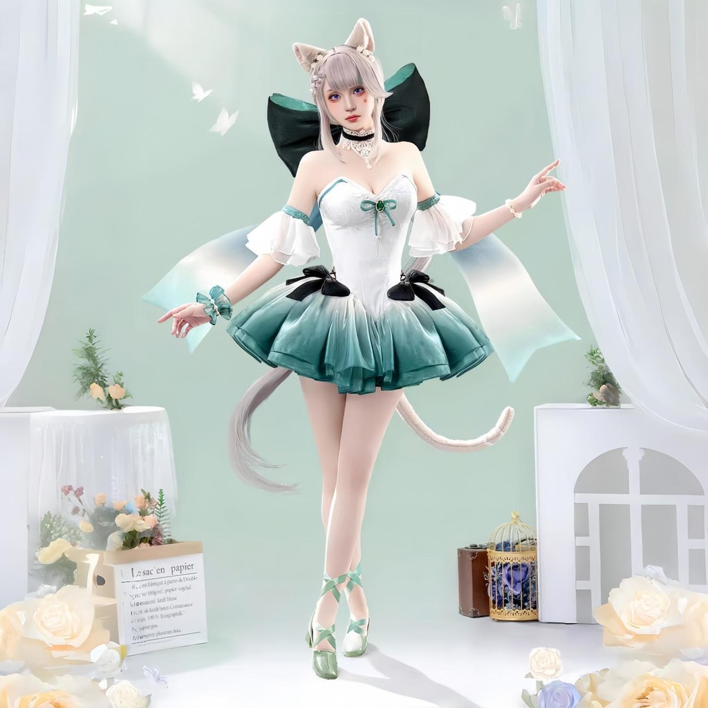 Yuanshen Linnet cos clothing cosplay Fancy Derivative Lily of the ...