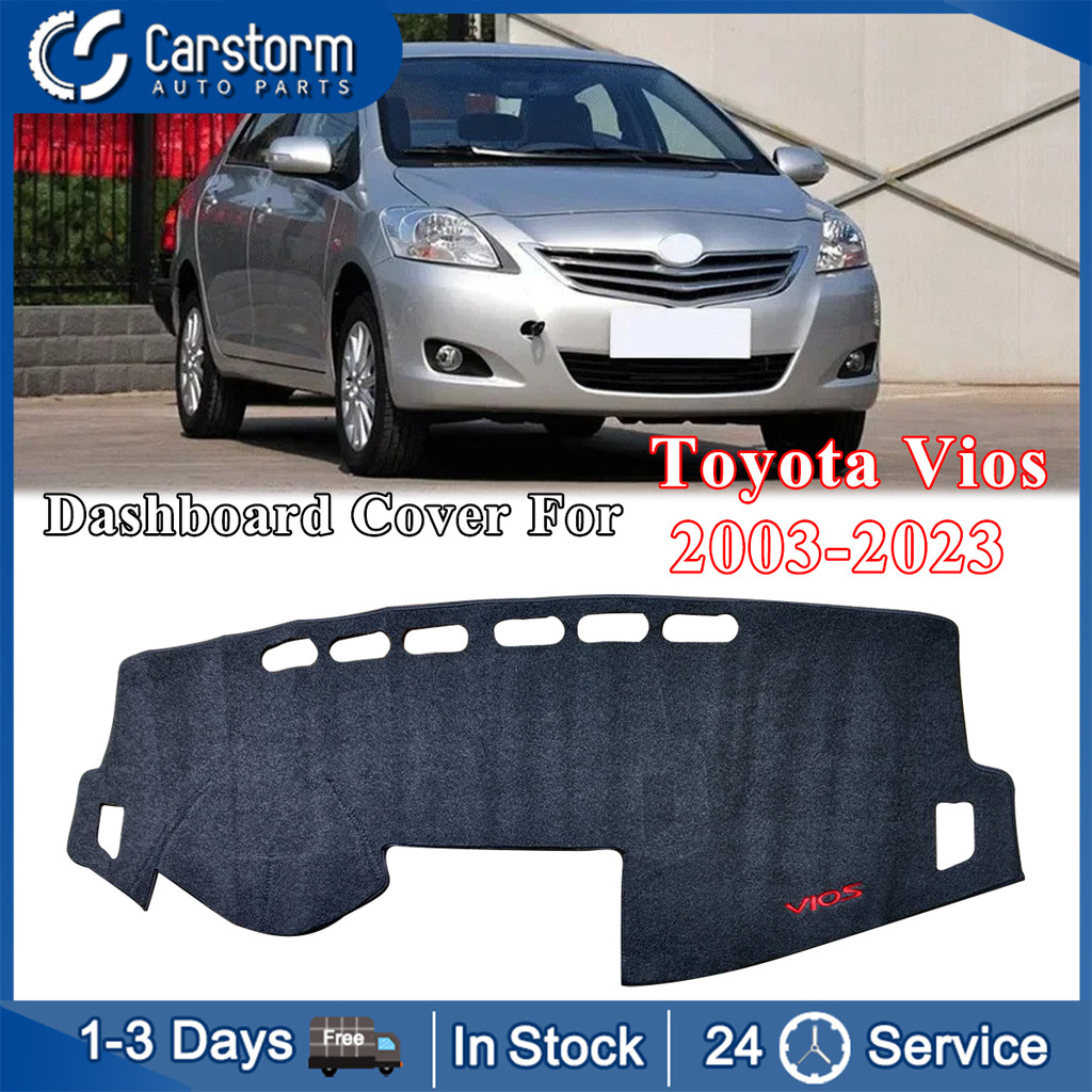 Carstorm Dashboard Cover For Toyota Vios Gen1-Toyota Vios Gen4 Premium ...