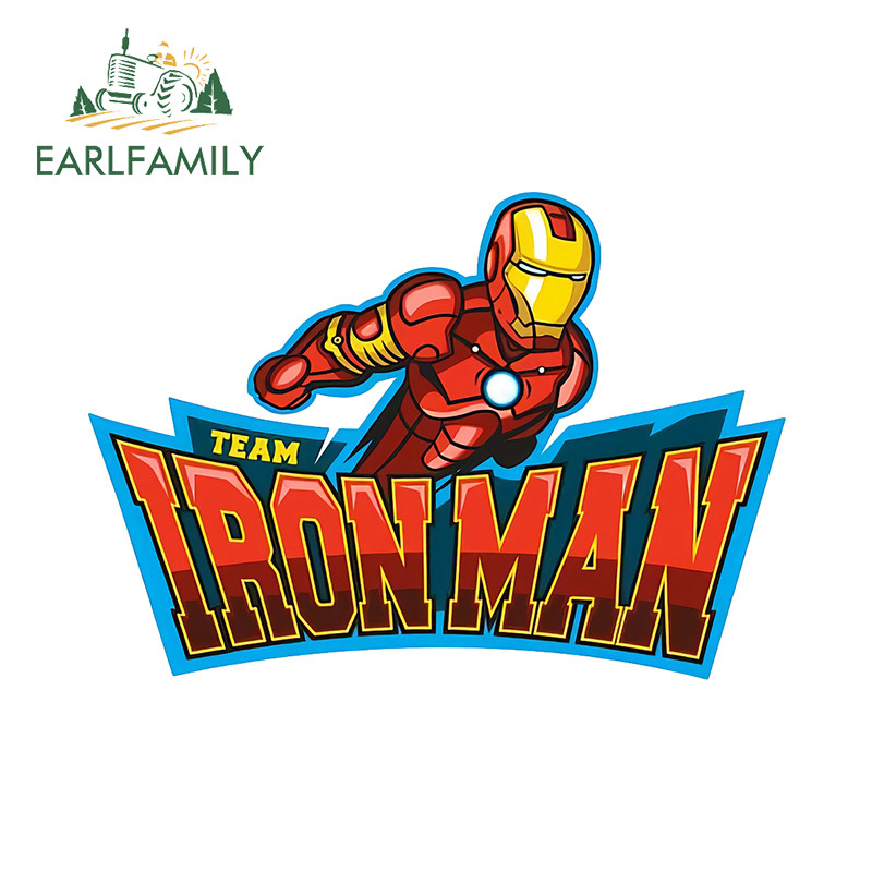 EARLFAMILY Marvel Superheroes Car Stickers Motorcycle Helmet Windshield ...