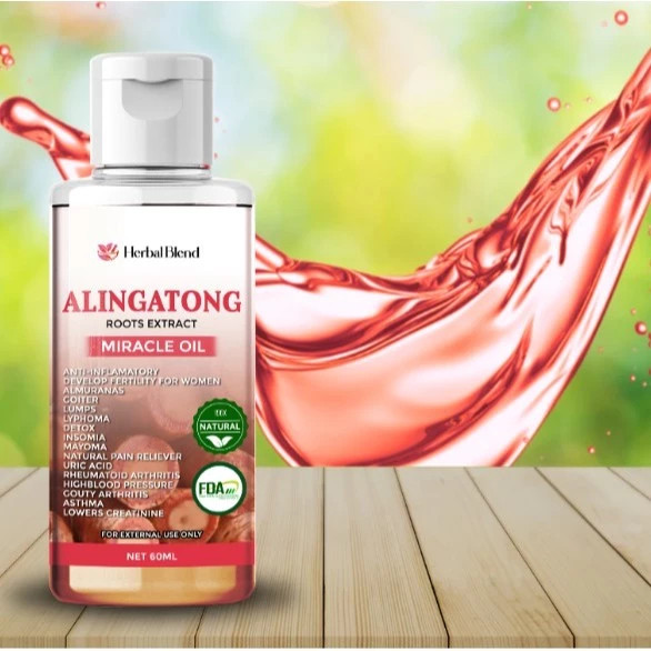 Herbal Blend Alingatong Roots Extract Miracle Oil 60ml | Shopee Philippines