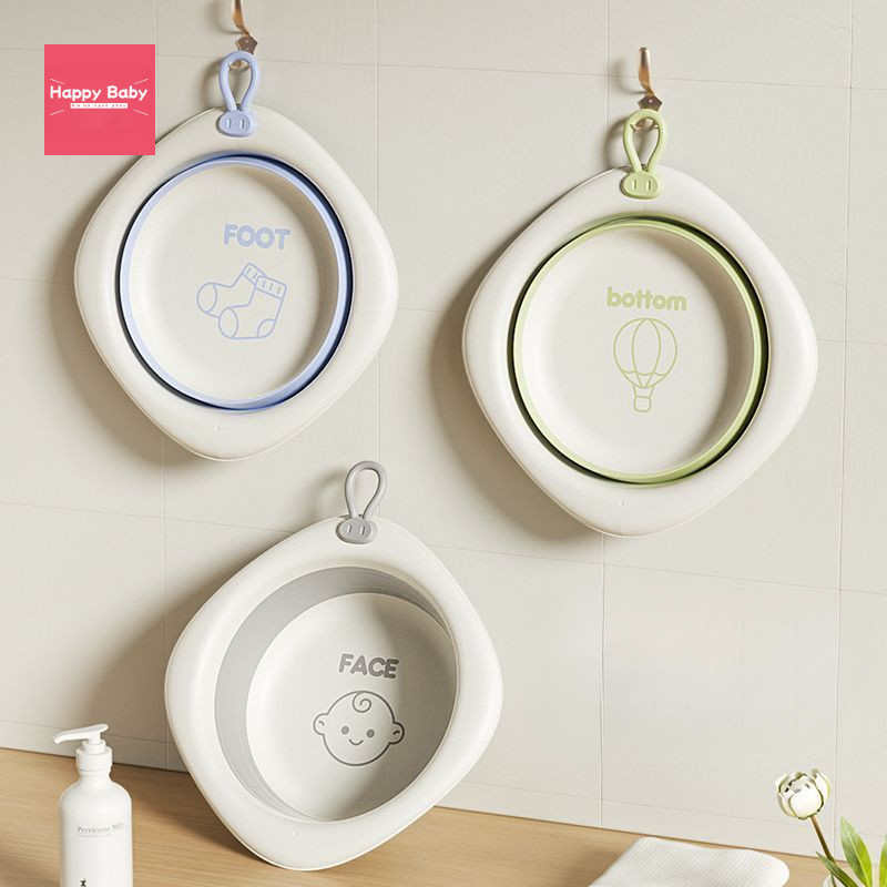 Happy Baby Baby Washbasin Foldable Hanging Bathtub Wash Butt Newborn ...