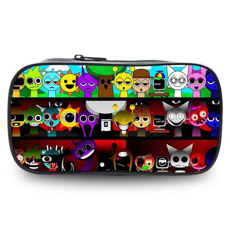 NW Sprunki Pencil Case Sprunki Incredibox Stationery Bag For Kids ...