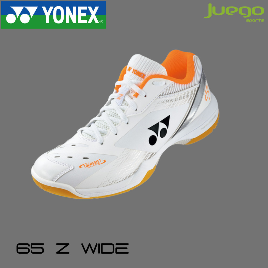 YONEX POWER CUSHION 65 Z WIDE (WHITE ORANGE) | Shopee Philippines
