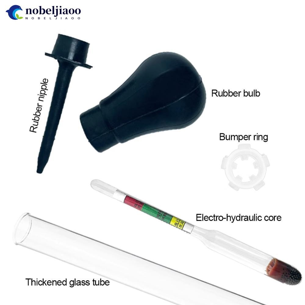NOBELJIAOO Car Battery Hydrometer Acid Water Electrolyte Rapid Tester ...
