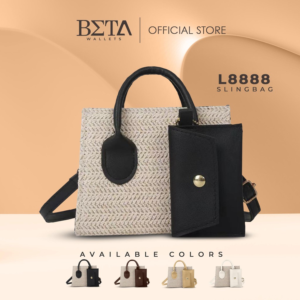 BETA Sling Bags For Women Korean 2in1 Women Shoulder Bag Sling Bag ...