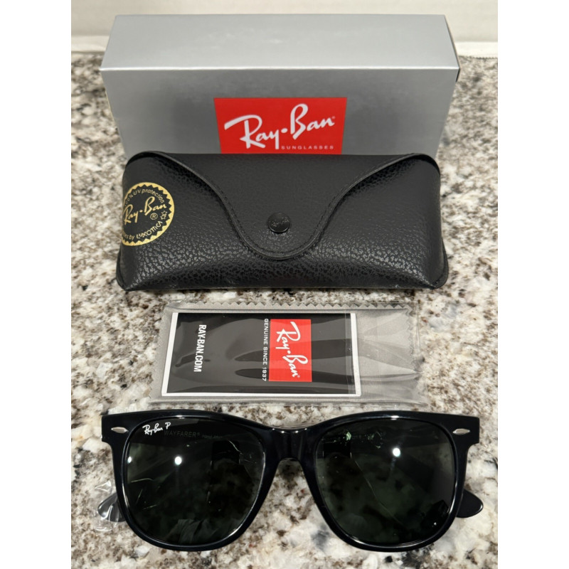 Ray Ban Original Wayfarer Classic Polarized Green Sunglasses RB2140 901/58 54MM | Shopee Philippines