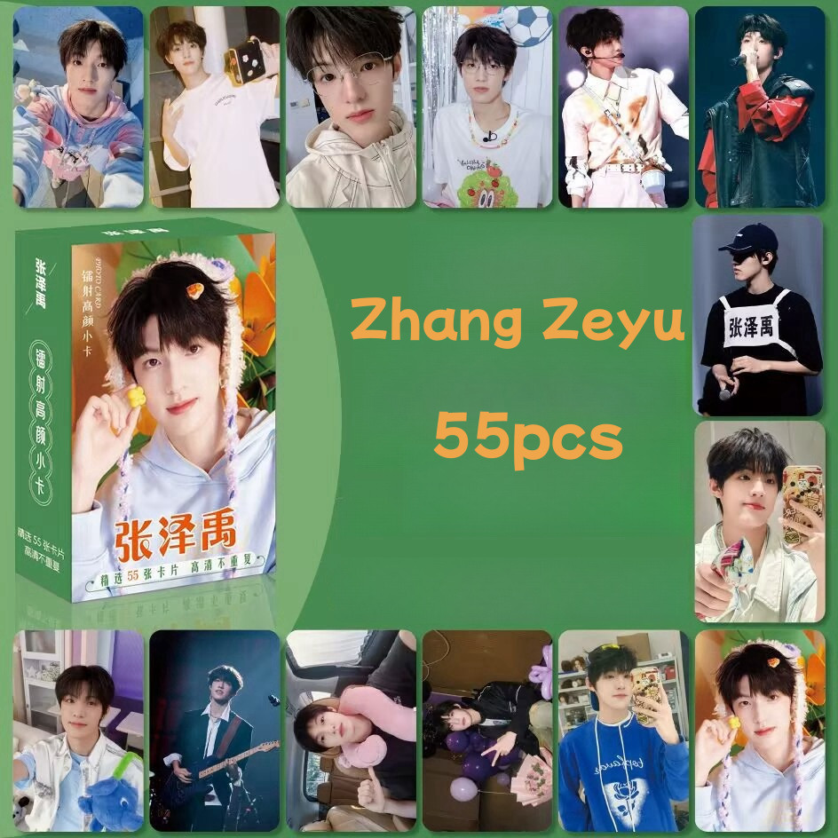 50-55pcs TF Family 3rd generation T.O.P Hologram Laser Lomo Cards ‌Zhang Ji Left Zuo Hang Su ...