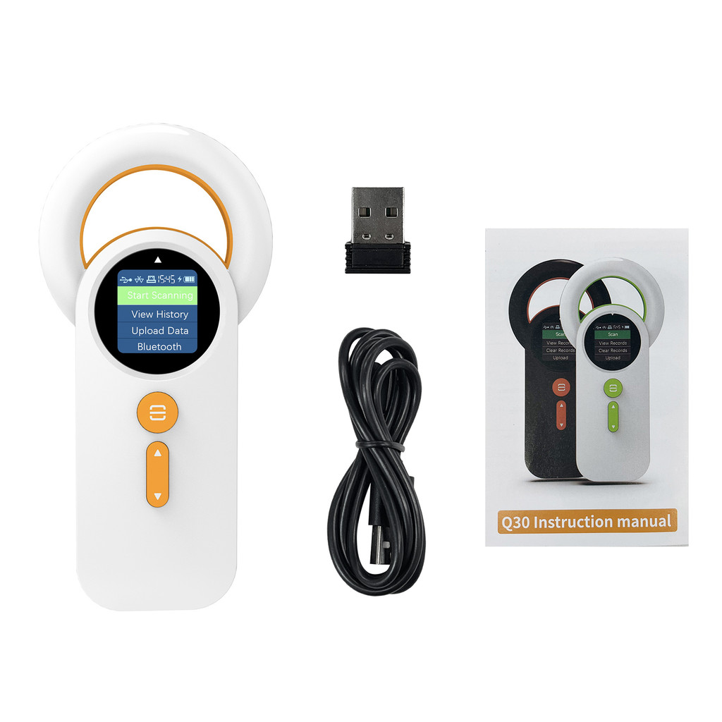 Animal Microchip Pet Tag Scanner ID Reader RFID Animal Labels Handheld ...