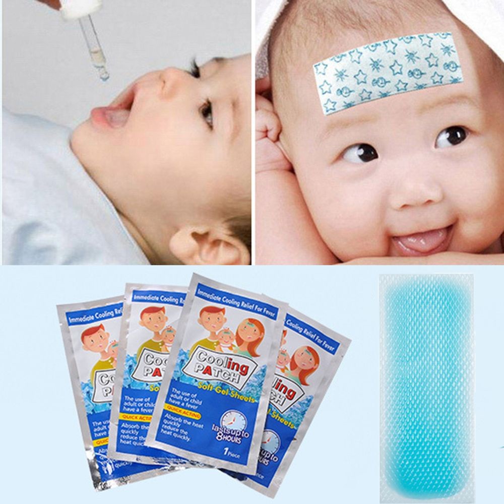 Kiko Travel Ice Stickers Cooling Patch Ice Solid Color Health Care ...