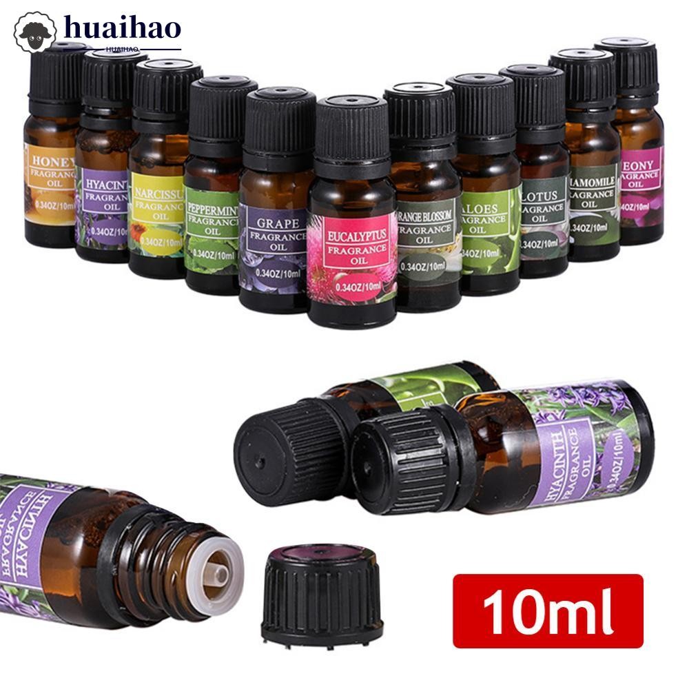 HUAIHAO 1Pc 10ML Car Perfume Refill Air Freshener Natural Plant ...