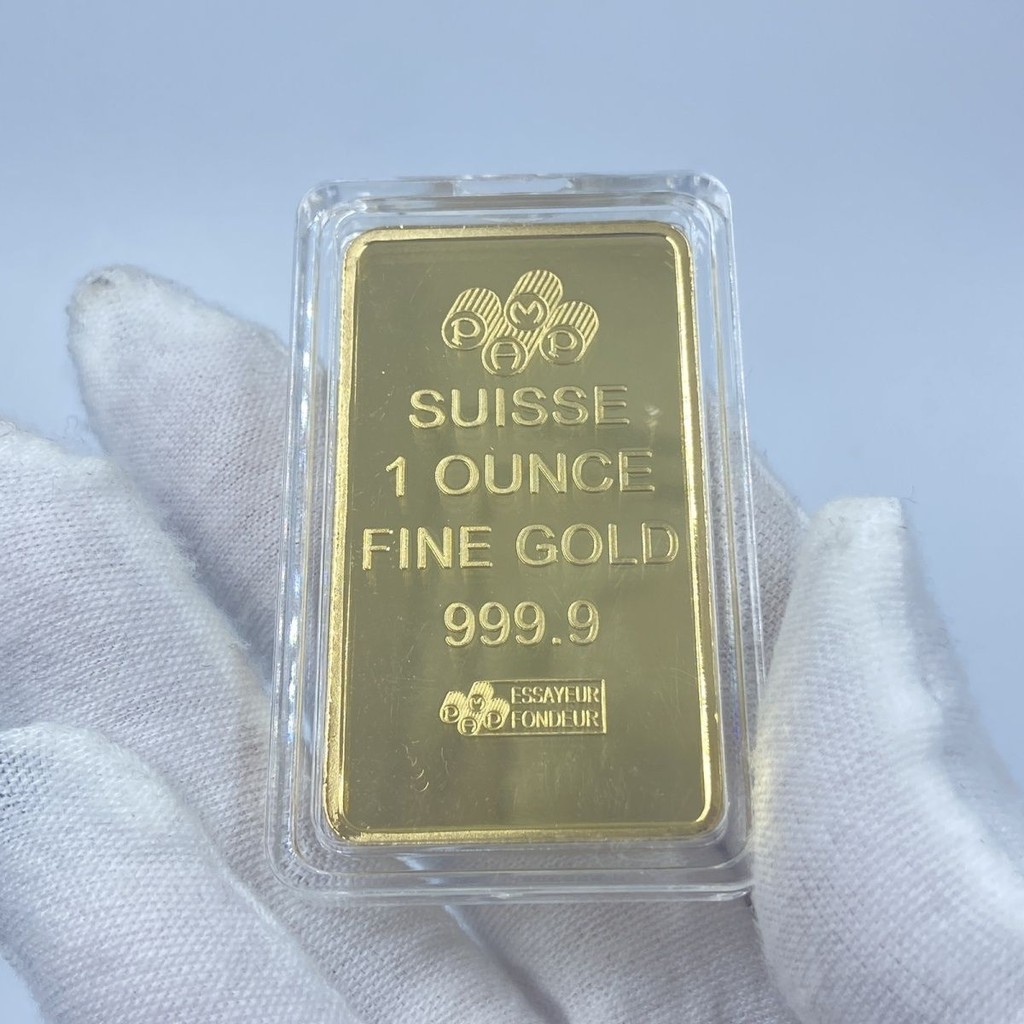Swiss Bank Gold Bar Commemorative Coin 1 Ounce Alien Gold Coin Coin ...