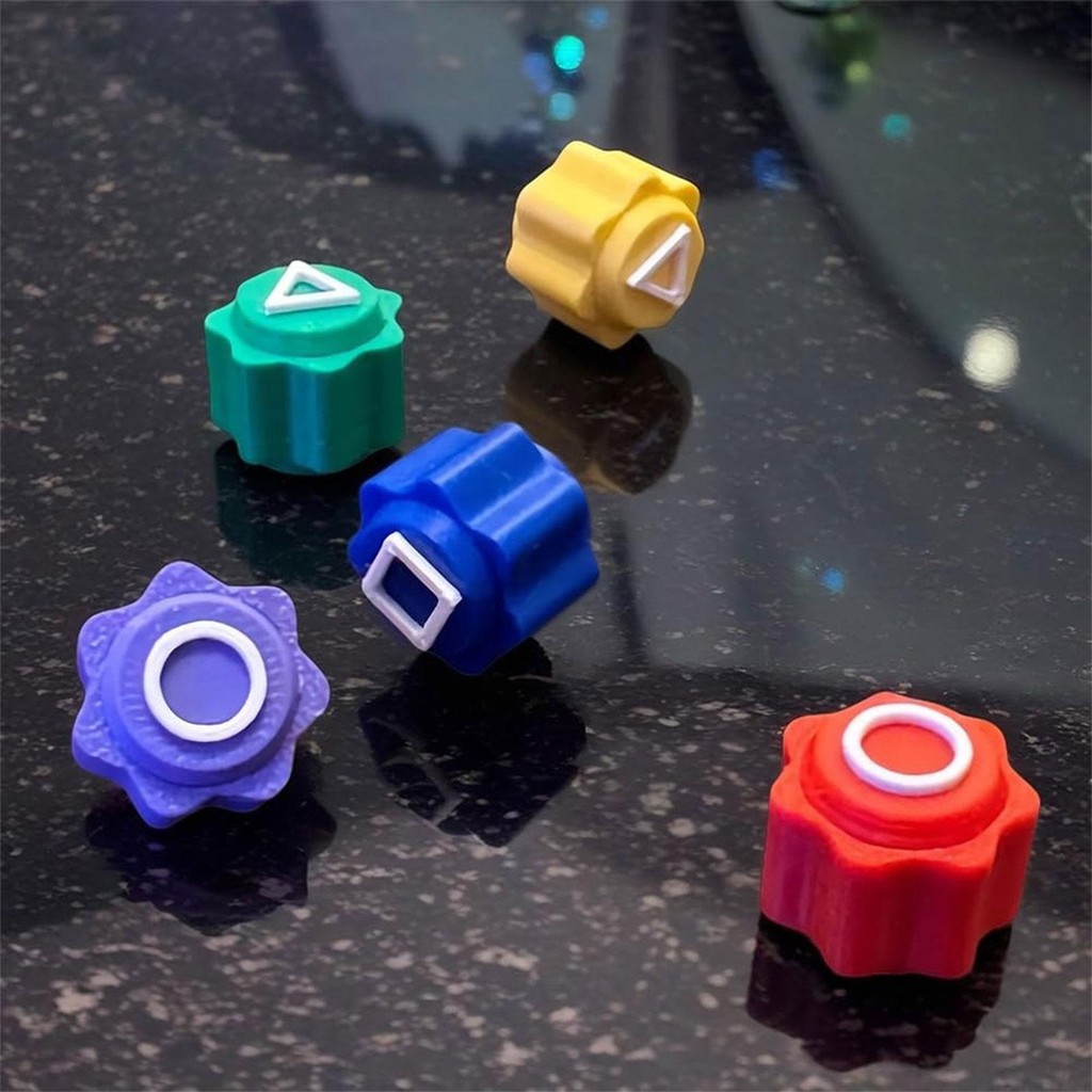 Squid Game Season 2 Gonggi Stone 3D Printed 5 Colors Set Traditional ...