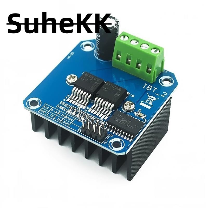 Double BTS7960 43A H-bridge High-power Motor Driver module/ diy smart ...