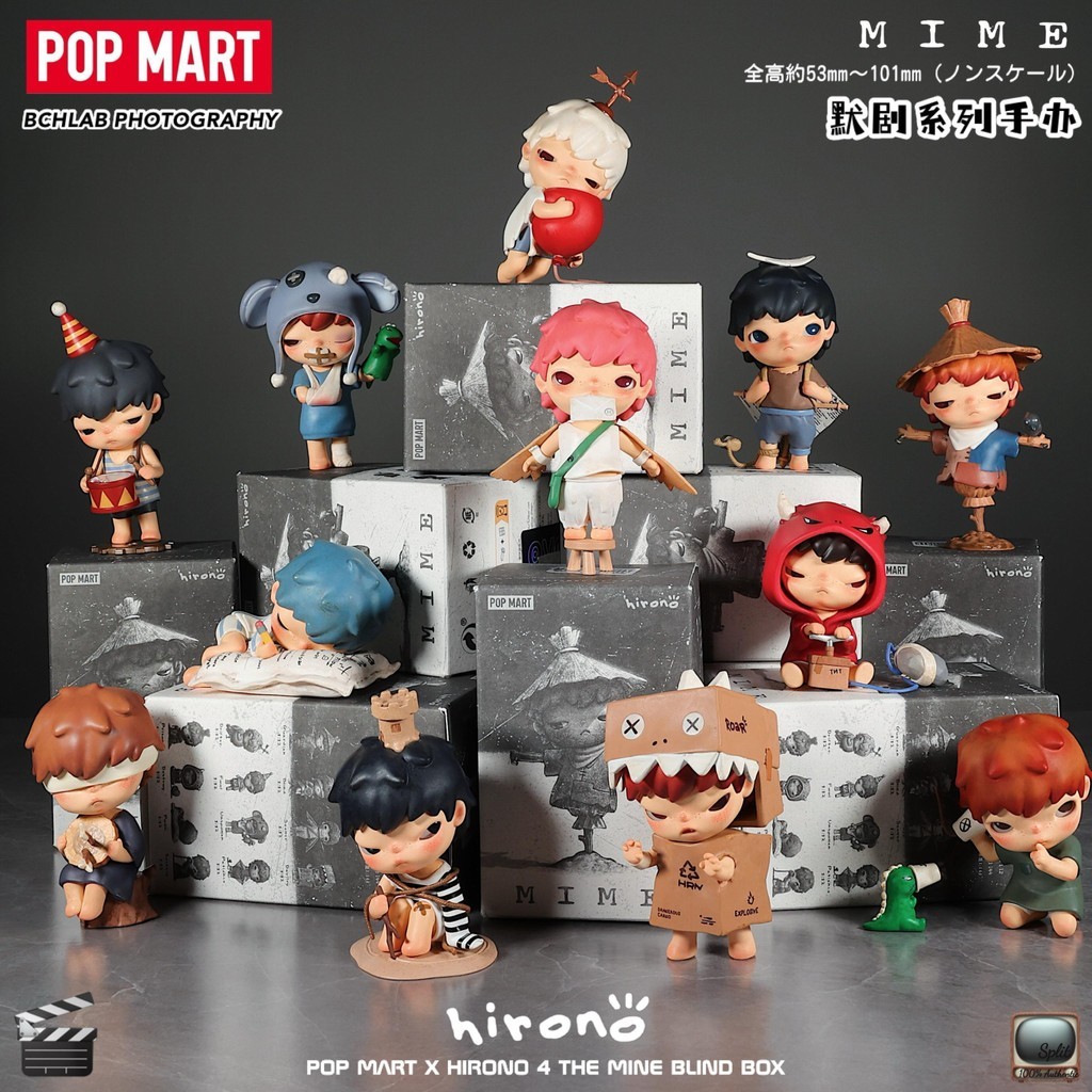 【Ready Stock】POPMART Hirono V4 MIME Serie Mystery Box Trendy Fashion ...