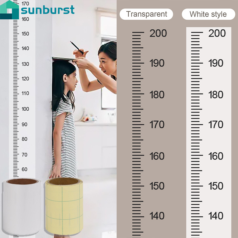 3Pcs 2M Height Measuring Sticker - Height Measurement Wall Sticker ...