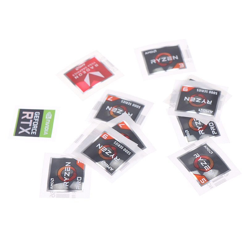 Meuctiffy AMD Processor Series Sticker ATHLON Ryzen R 3 5 7 Logo PRO7 ...