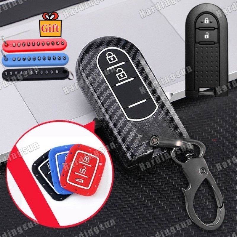 Toyota Rush Wigo Gen 3 Keyless Remote Carbon Fi r Hard Case + Silicone ...