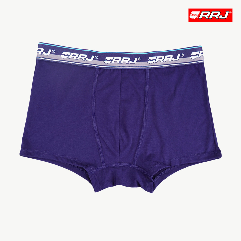 RRJ Men's Basic Accessories Innerwear Boxer Brief 167129 (Navy ...