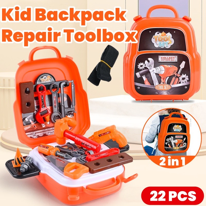 Children's Toolbox Engineer Simulation Repair Tools Pretend Toy ...