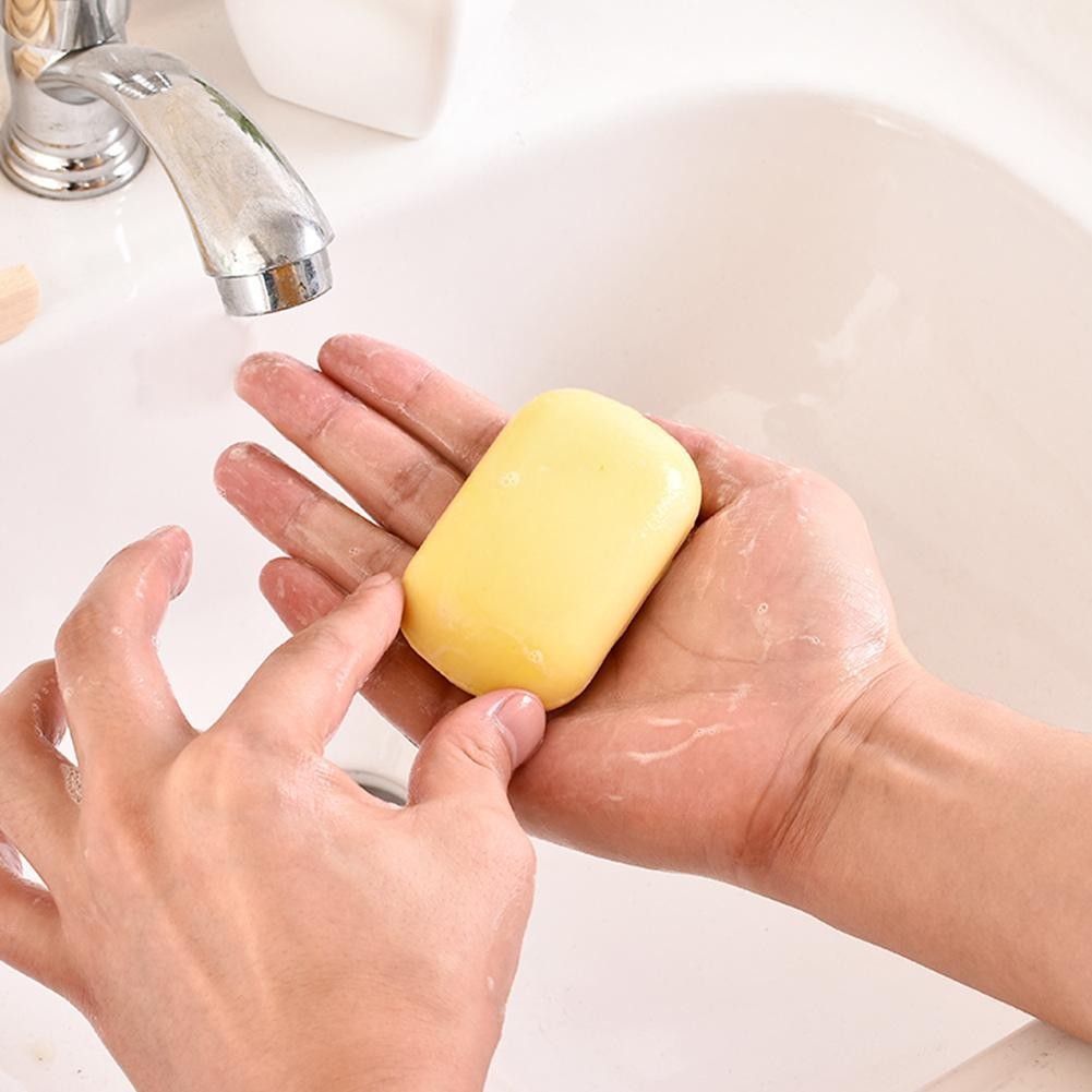 85g Sulfur Soap Easy Pack Skin Antibacterial Acne Seborrhea Soap Eczema ...