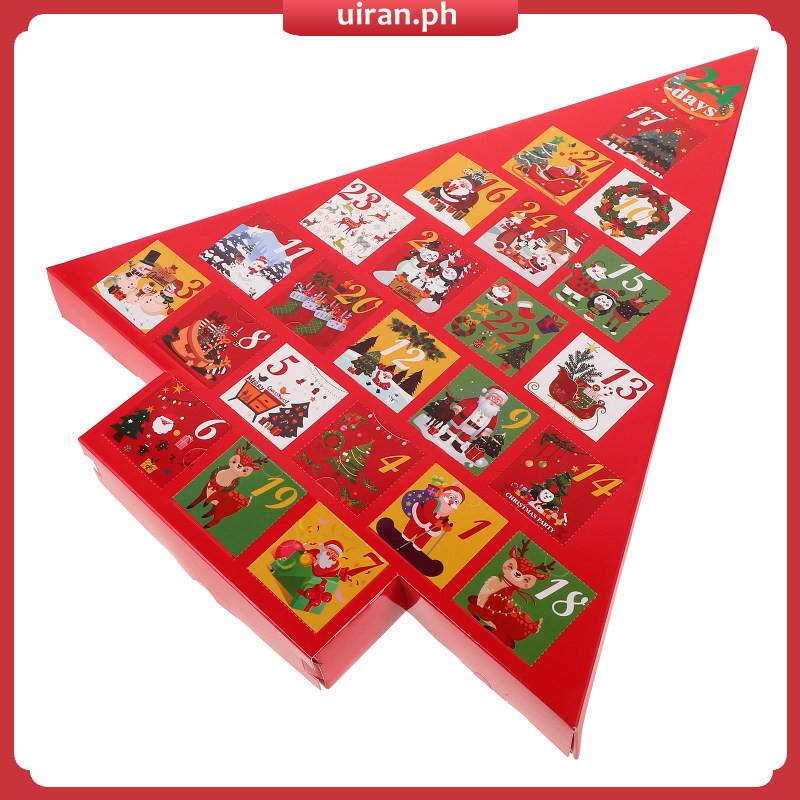 Holiday Advent Calendar Countdown Tabletop Boxes Empty Calendars Fill ...