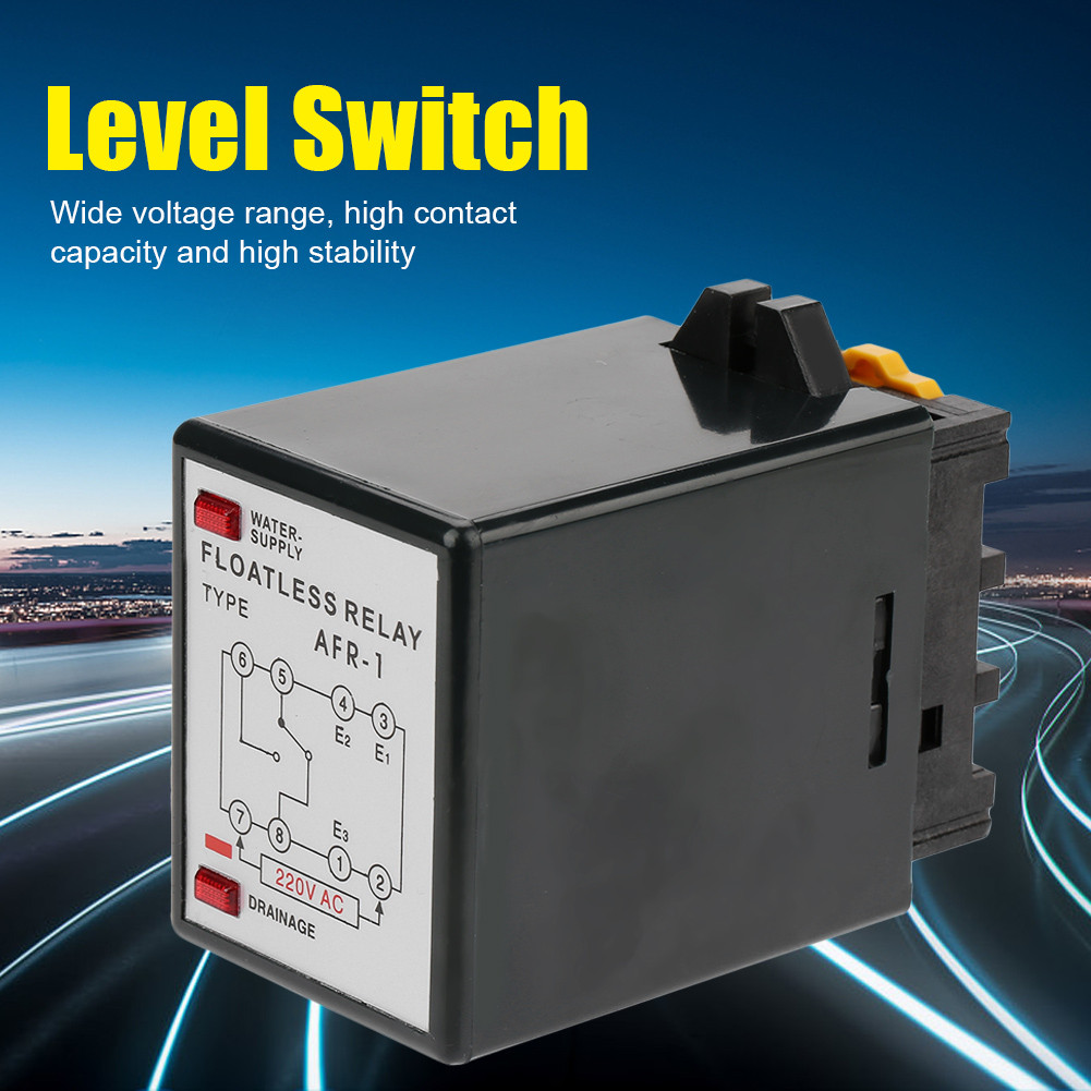 AFR-1 AC 220V Liquid Level Controller Relay Water Level Switch High ...