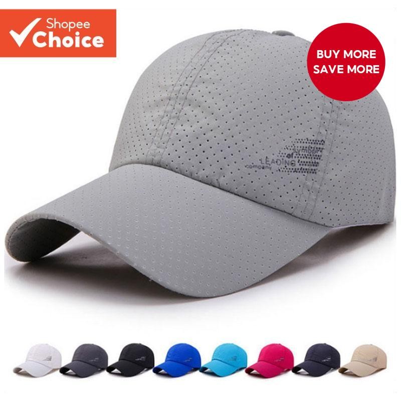 Quick-Drying Baseball Cap Unisex Breathable Mesh Sun Hat for Men Women ...