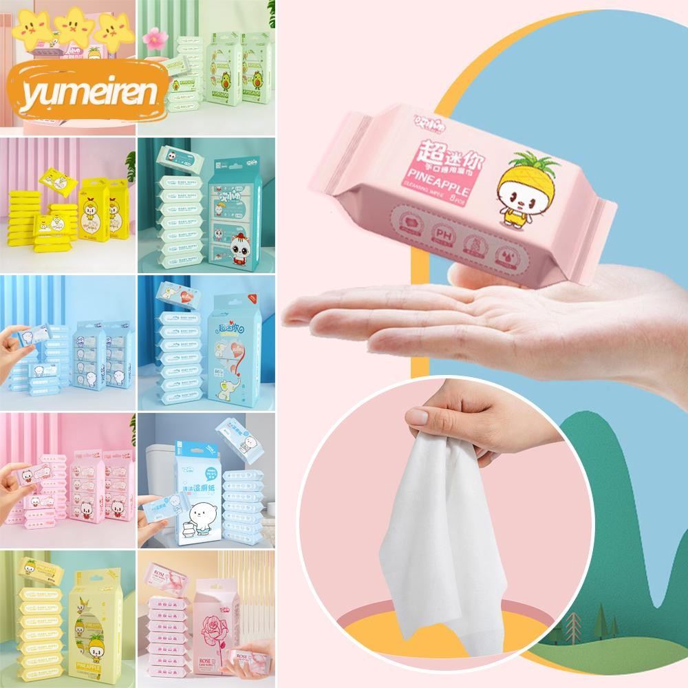 YUMEIREN Baby Wet Wipes, Soft Large Pack Baby Gentle Wipes, Cute High ...