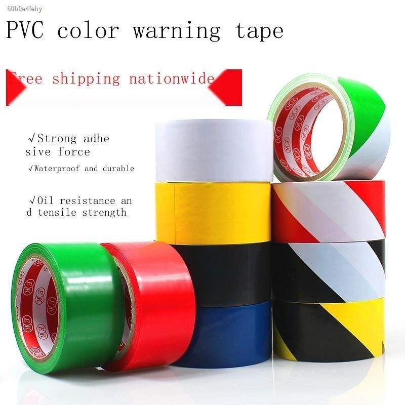Black and yellow floor tape PVC sticker sign zebra warning line marking ...