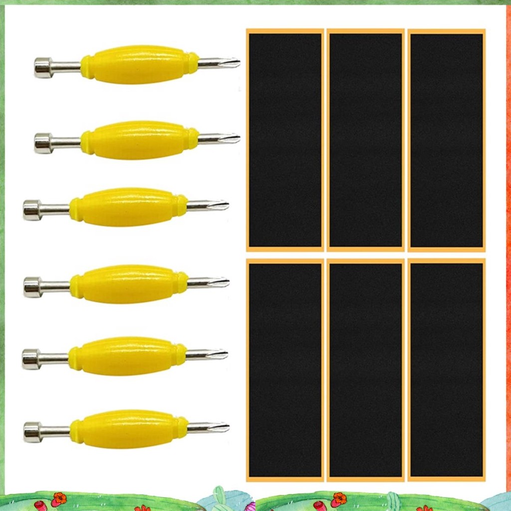 12 Pack Fingerboard Grip Tape Sticky Foam Sticker Replacement ...