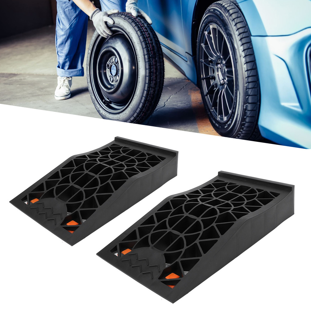 [LMC] Car Ramps Low Profile Car Service Ramp 2.44in Lift Heavy Duty ...