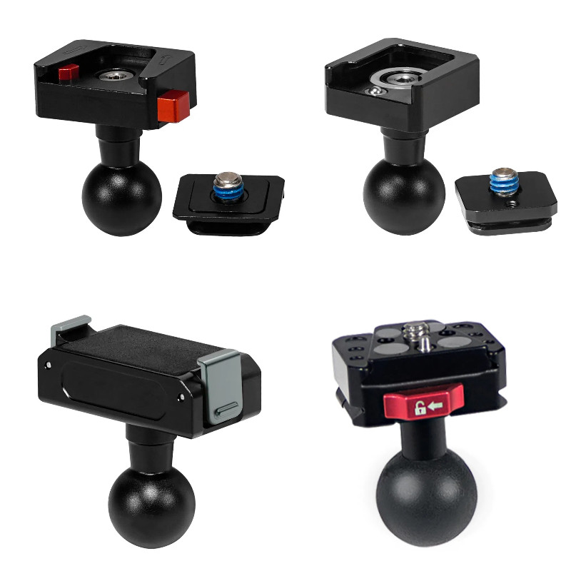 17mm 25mm Ball Head Adapter Magnetic Quick Mount for Insta360 Go3 Go3S ...